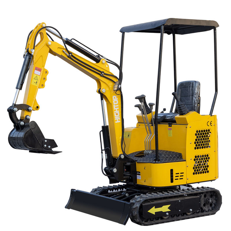 Full Hydraulic Pilot Hightop Mini Excavator 1.5 Ton Mini Digger Double ...