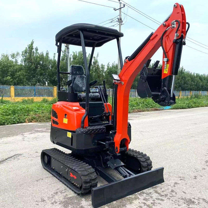 Swing Boom 1.8Tone Hydraulic Mini Excavator Tailless Small Home Excavator