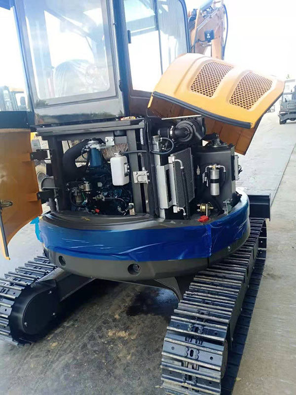 Closed Cabin 4t Mini Excavator Japan Kubota Engine Small Long Reach ...