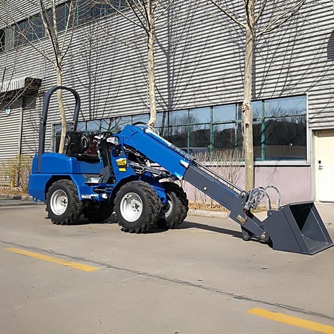 2000kg Small Wheel Loader With Max Dump Height 2167mm Steering Angle 49°