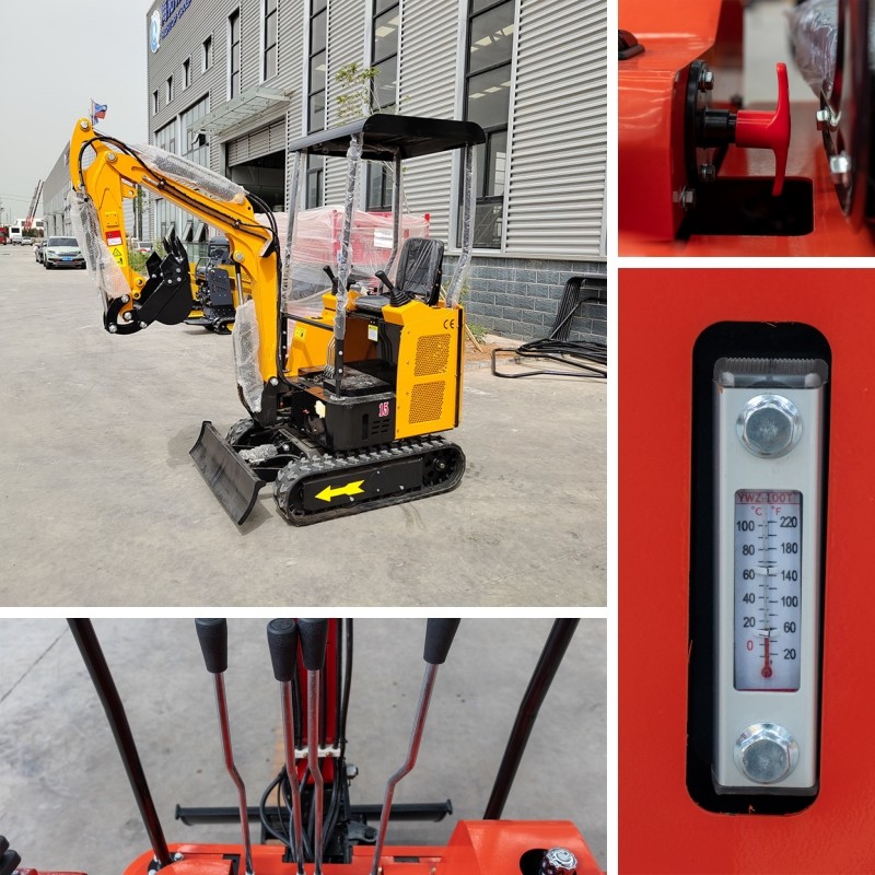 1.5t Small Crawler Excavator Powerful Efficient Hydraulic 9mpa System ...