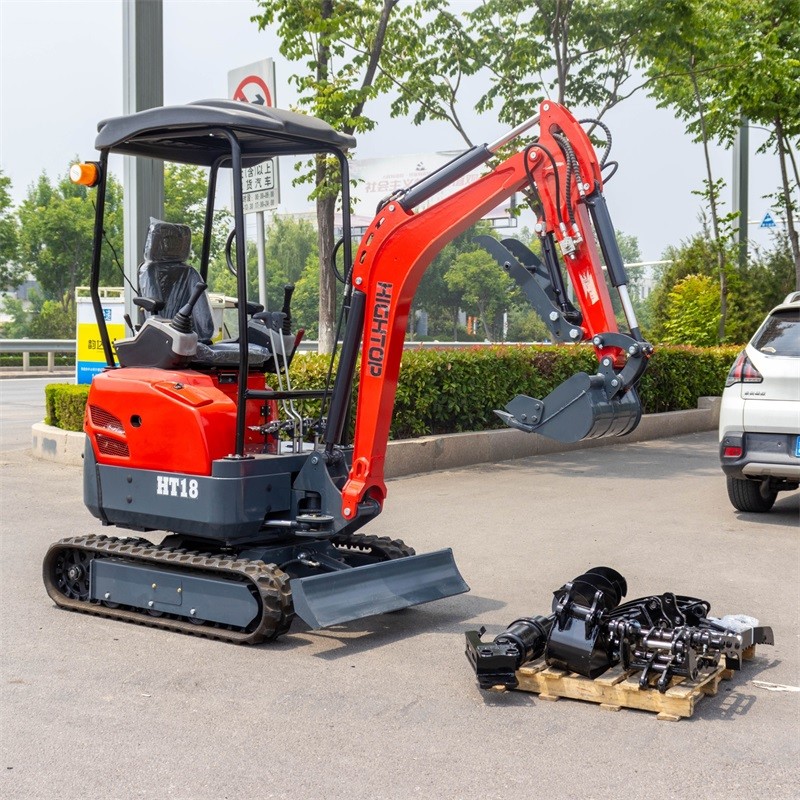 Compact Powerful Mini Hydraulic Excavator With 1800kg Operating Weight
