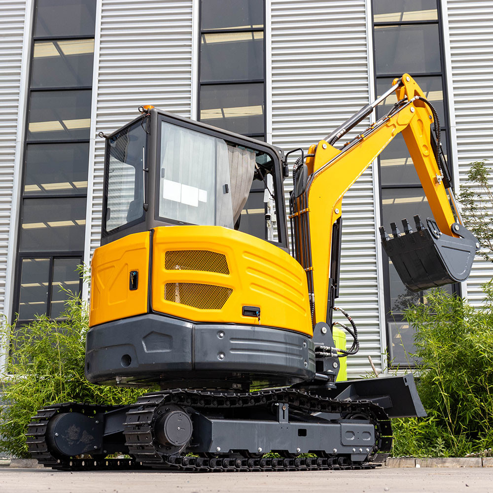 Load Sensitive System Compact Crawler Excavator With Hydraulic Foot Control