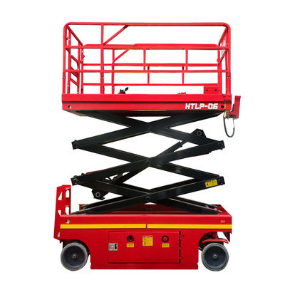 Scaffolding Hydraulic Scissor Work Platform 6m Self Propelled Aerial ...