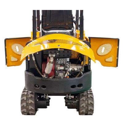 CE EURO5 Engine Hightop Mini Excavator HT10G Compact Mini Digger 360 Rotate