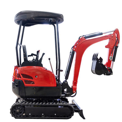 42mm Diameter Canopy Hightop Mini Excavator 1800kg Small Digging Machine