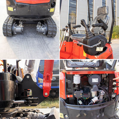 42mm Diameter Canopy Hightop Mini Excavator 1800kg Small Digging Machine