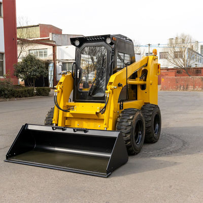 Heavy Duty Powerful Compact Skid Steer Loader 850kg Operating Load HTS60