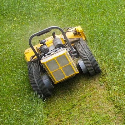 ISO All Terrain Electric Remote Control Lawn Mower Yanmar Engine ...