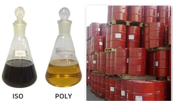 Liquid Iso Poly Raw Material Polyurethane Chemical Foam For Continuous ...