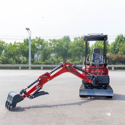 Compact Powerful Mini Hydraulic Excavator With 1800kg Operating Weight