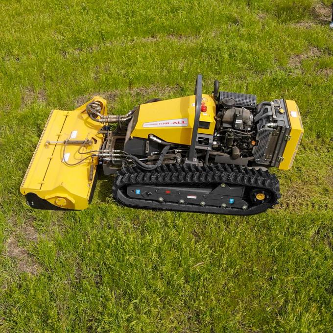 ISO All Terrain Electric Remote Control Lawn Mower Yanmar Engine ...