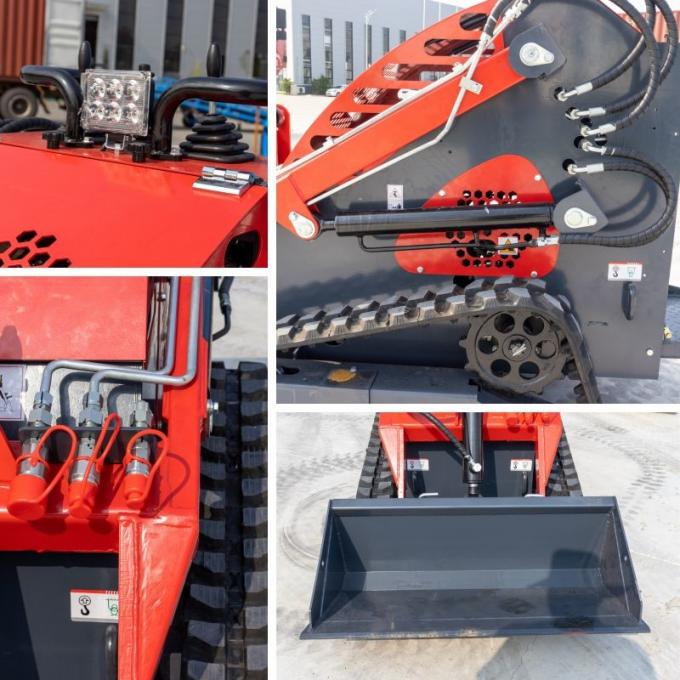 600kg Mini Skid Steer Loader with 2200mm Discharge